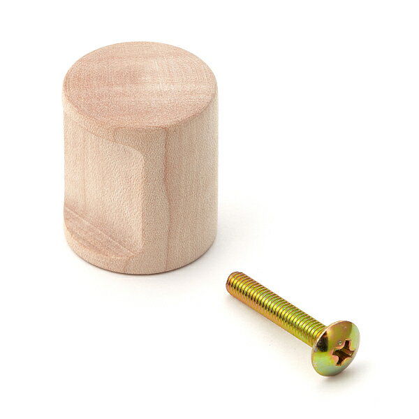 ※image photo 白木丸棒つまみ SMRB型 天然木の丸つまみで、取付場所に合わせた塗装ができます。 特注仕上も可能です。お問い合わせください。 【注 意】 天然木のため、色の濃淡や模様がそれぞれ違います。ご使用の際は現品にてご確認...