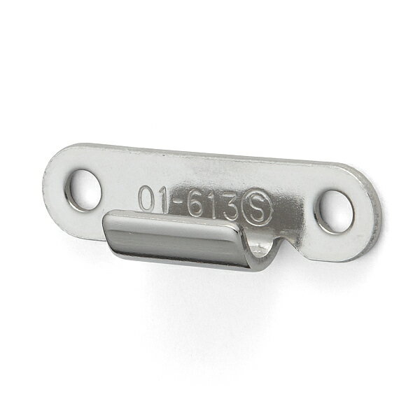 ※image photo ステンレス鋼製 コーナーファスナー STF-C64A/STF-C64B 用 受座フック 別売品 【説明】セ-フティ-ロック解除レバ-の誤作動を防ぎます。 【材料】ステンレス鋼（SUS304） 【仕上】バレル研磨 【...