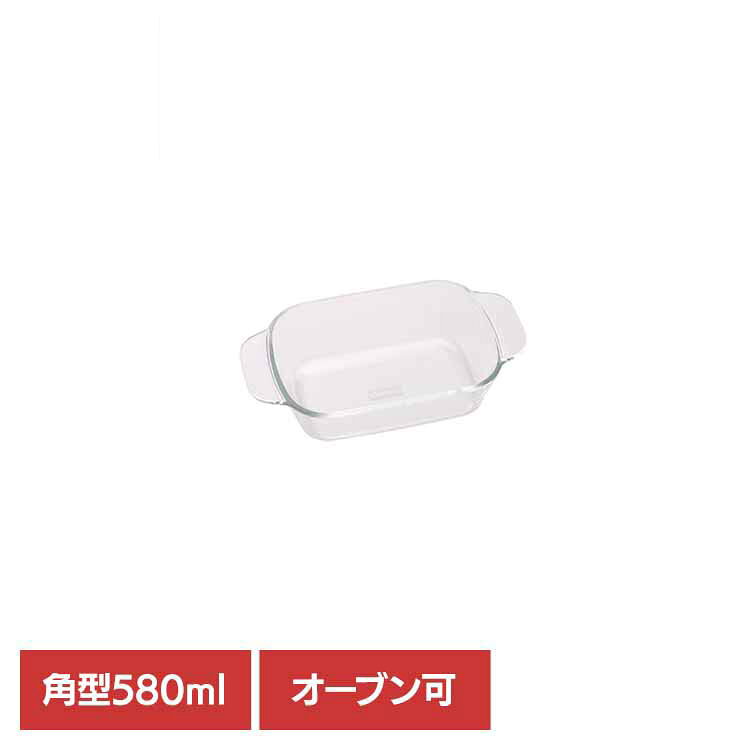 トースターでも使えるコンパクトサイズは1人用に最適。●商品サイズ（cm）幅約21×奥行約12×高さ約5●商品重量約0.373kg●材質耐熱ガラス（耐熱温度差120℃）●電子レンジ・オーブン可●オーブントースター可●食洗機対応●冷凍庫可（検索...