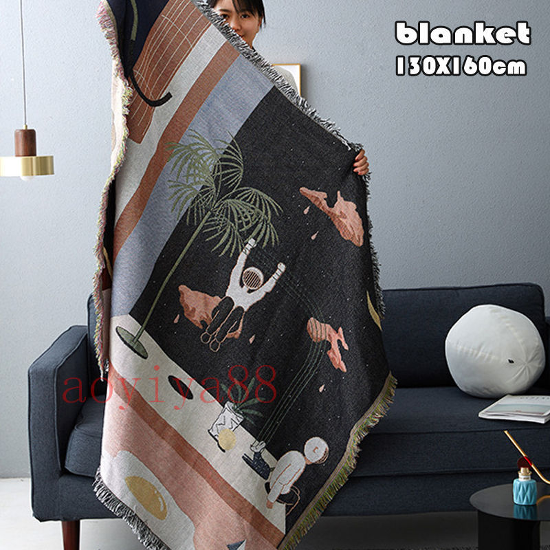 サイズ：130X160cm初期不良以外に、商品到着後のサイズ変更やカラーやイメージが違う等、落札者様の都合での商品交換、返品は一切受けしておりません。オールシーズンケットは肌触りの良いケットや薄手の軽い毛布をお探しの方におススメです！ウォッ...