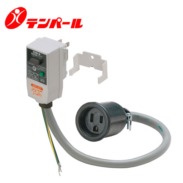 商品詳細製造テンパール品番PD-R仕様種類：漏電遮断器外形寸法：H80×W43×D43(mm)質量：0.25 kg遮断器の種類：プラグ形漏電遮断器保護目的：漏電・過電流保護フレーム (AF)：10AF極数・素子数：2P1E定格使用電圧 Ue...