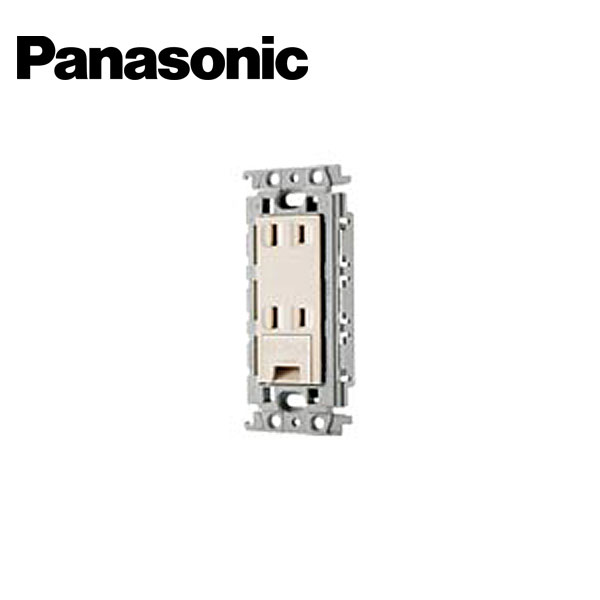 商品詳細製造Panasonic/パナソニック品番WTF15324FK仕様サイズ(W×D×H)：50×23×110(mm)定格：15A 125V極数：2極適合プレート：コスモシリーズワイド21コンセントプレート系列備考※掲載画像と商品が異なる...