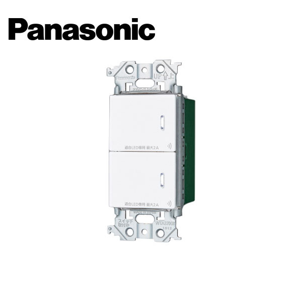 商品詳細製造Panasonic/パナソニック品番WTY2202W仕様サイズ(W×D×H)：48×42×110(mm)定格：200VA 100V AC(50Hz/60Hz)/回路回路方式：半導体制御方式(トランジスタ)適用プレート：アドバンス...