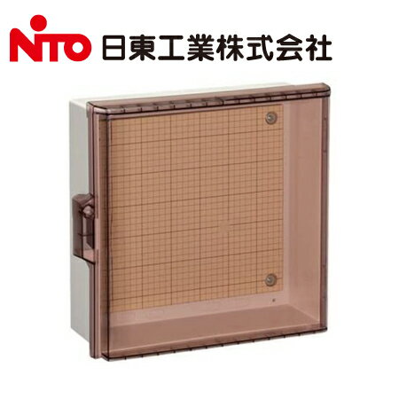 商品詳細製造日東工業品番P16-44CA仕様・外形寸法：横400mm×縦400mm×深160mm・木製基板新法：横340mm×縦310mm・有効深さ：130mm・製品質量：3.0kg・設置場所：屋内・屋外兼用・IP規格：IP43・材質：ボデ...