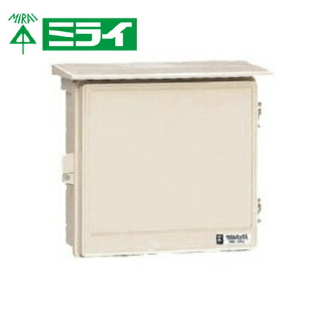 商品詳細製造未来工業品番WB-14AM仕様・タイプ：横型。・保護等級：IPX3。・有効深さ(mm)：159。・バンド通し穴：有。・ボックス外形寸法(縦×横×深さ)(mm)：363×435×215(屋根・突起部等含)。・取付スペース：(ブレー...