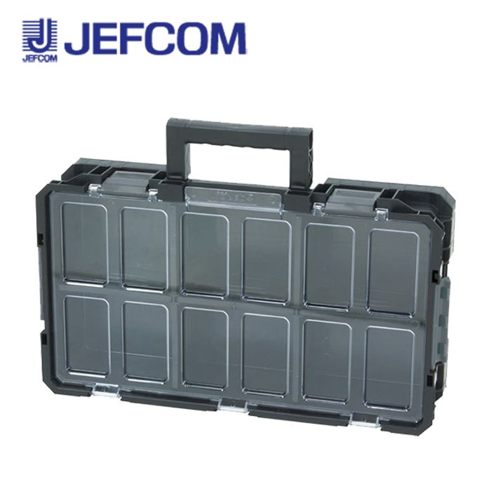 商品詳細製造ジェフコム品番DCB-SSA仕様・品番：DCB-SSA・仕切り板：5枚付(取りはずし可能)・サイズ：幅530×奥行310×高さ130mm・質量：2.1kg・材質: ポリプロピレン・ポリカーボネート（透明フタ）・個装梱包：エアキャ...