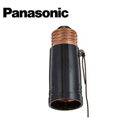 商品詳細製造パナソニック品番WH1010PK仕様・品番：WH1010PK・定格：3A 125V ・適合電球：白熱電球、電球形蛍光灯、LED電球 ・口金：E26 ・色：ブラック ・タイプ：商パック、3号国民ソケット ・引き紐長さ(cm)：75...