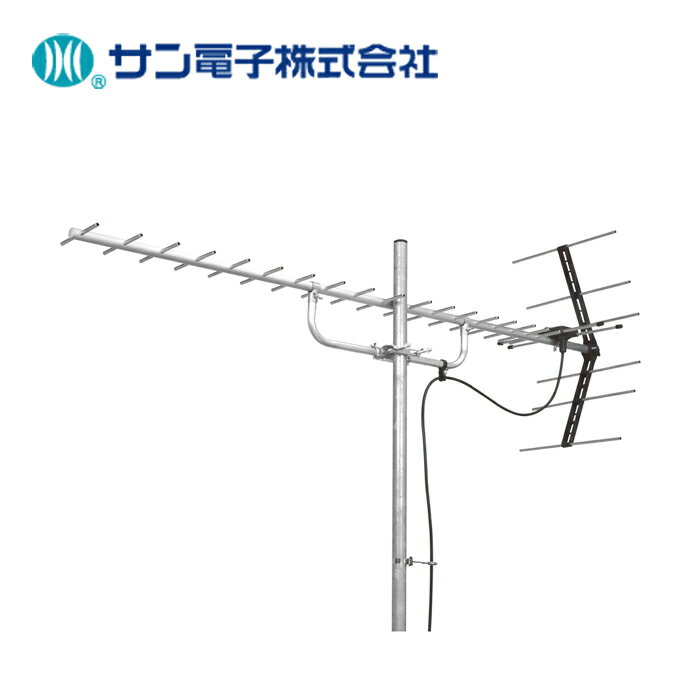 全長が短く、小型　且つ高性能な地デジ用UHFオールチャンネル(ch13〜52)型アンテナです。 　※JEITAの定めるDH(デジタルハイビジョン)マークを取得しています。 アーム部にケーブルストッパーが標準搭載されており、施工性が向上してい...