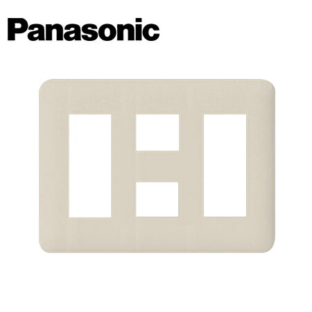 商品詳細製造パナソニック品番WTF7788F仕様・品番：WTF7788F・プレート形状：3連8個用(3個+2個+3個用) ・材質：ABS樹脂 ・色：ベージュ ・タイプ：8個用(3個+2個+3個用) ・プレート：ラウンド備考※掲載画像と商品が...