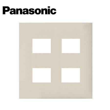 商品詳細製造パナソニック品番WTF8704F仕様・品番：WTF8704F・プレート形状：2連4個用(2個+2個用) ・材質：ABS樹脂 ・色：ベージュ ・タイプ：4個用(2個+2個用) ・プレート：スクエア備考※掲載画像と商品が異なる場合が...
