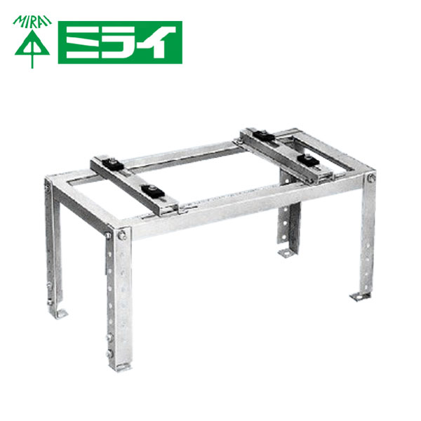 　商品詳細　　製造　未来工業　品番　GKR-61S　仕様　種類：溶融錫一亜鉛メッキ室外機固定寸法：W140-640 D160-320室外機重量：50kg以下寸法(画像2枚目参照)：L700 B360 H85-370水平勾配：水平~4/10(...