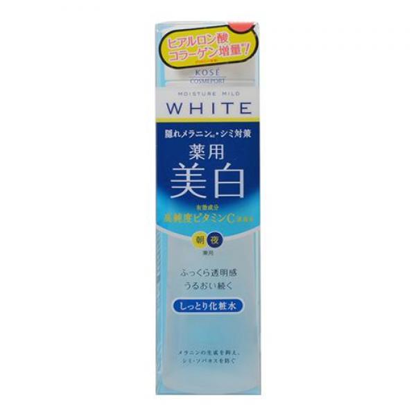 【商品名】 モイスチュアマイルド ホワイト ローションM しっとり 【製造販売会社】 コーセー（KOSE） 【成分・添加物】 ●有効成分 Ⅼ-アスコルビン酸2-グルコシド ●その他の成分 精製水、1.3-ブチレングリコール、濃グリセリン、ポ...