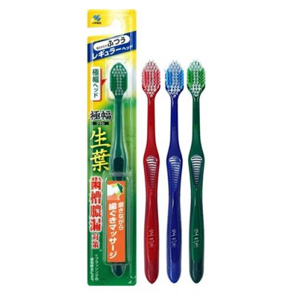 【商品名】 生葉(しょうよう) 極幅ブラシ レギュラーヘッド 【このような場合に】 磨きながら歯ぐきマッサージ 歯と歯ぐきを同時に磨ける歯ブラシ 歯槽膿漏対策に 【製造販売会社】 小林製薬 【ご使用について】 毛先がひらいたらとりかえましょ...