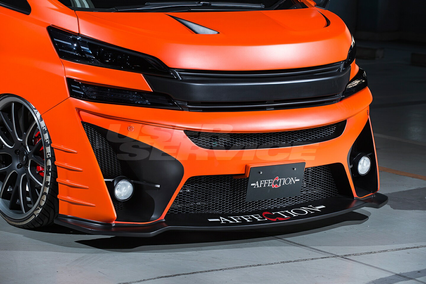 【メーカー名】AFFECTION/アフェクションULTIMATE KAIZER/アルティメット カイザー【適合車種】トヨタ　ヴェルファイア【年式/型式】30系 AGH30W GGH30W AGH35W GGH35W /【商品名】フロントバン...