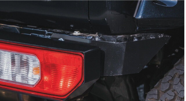 【メーカー名】K-BREAK/ケイブレイクJIMRIDE/ジムライド【適合車種】スズキ　ジムニー【年式/型式】2018.07-MC、FMCまで ※適合についてはお問い合わせください。/JB74W/【商品名】リアコーナーガードプレート 3P ...