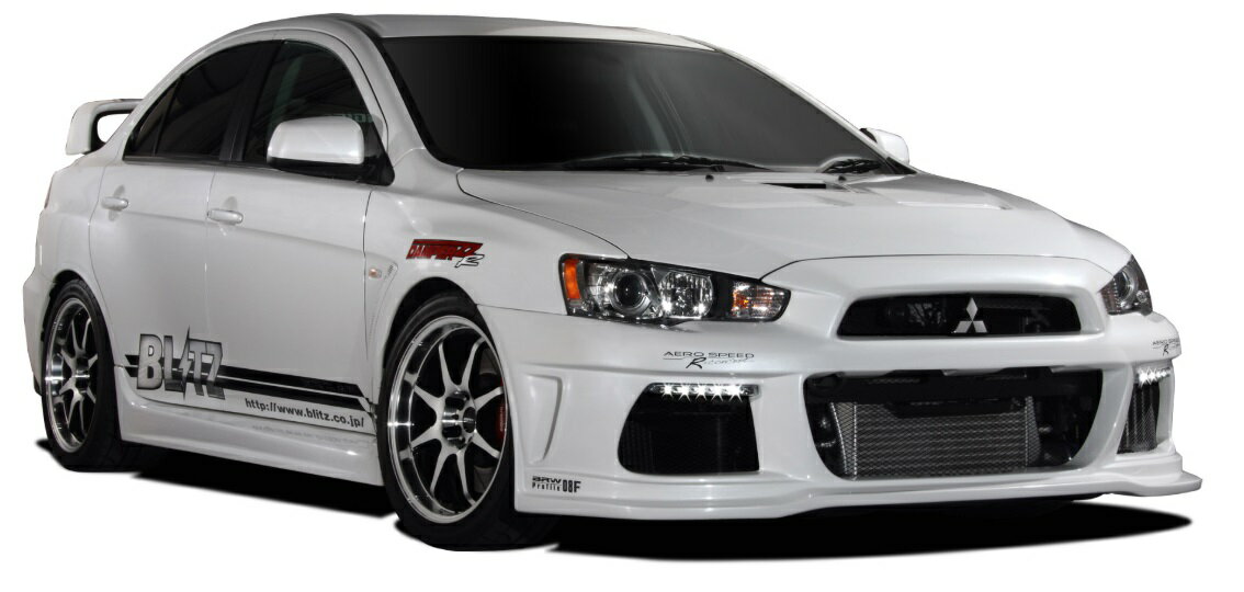 【メーカー名】BLITZ/ブリッツAERO SPEED R-CONCEPT/エアロスピード Rコンセプト 直【適合車種】三菱　ランサーエボリューションX【年式/型式】07/10〜MC、フルモデルチェンジまで　※適合はお問い合わせください。/...