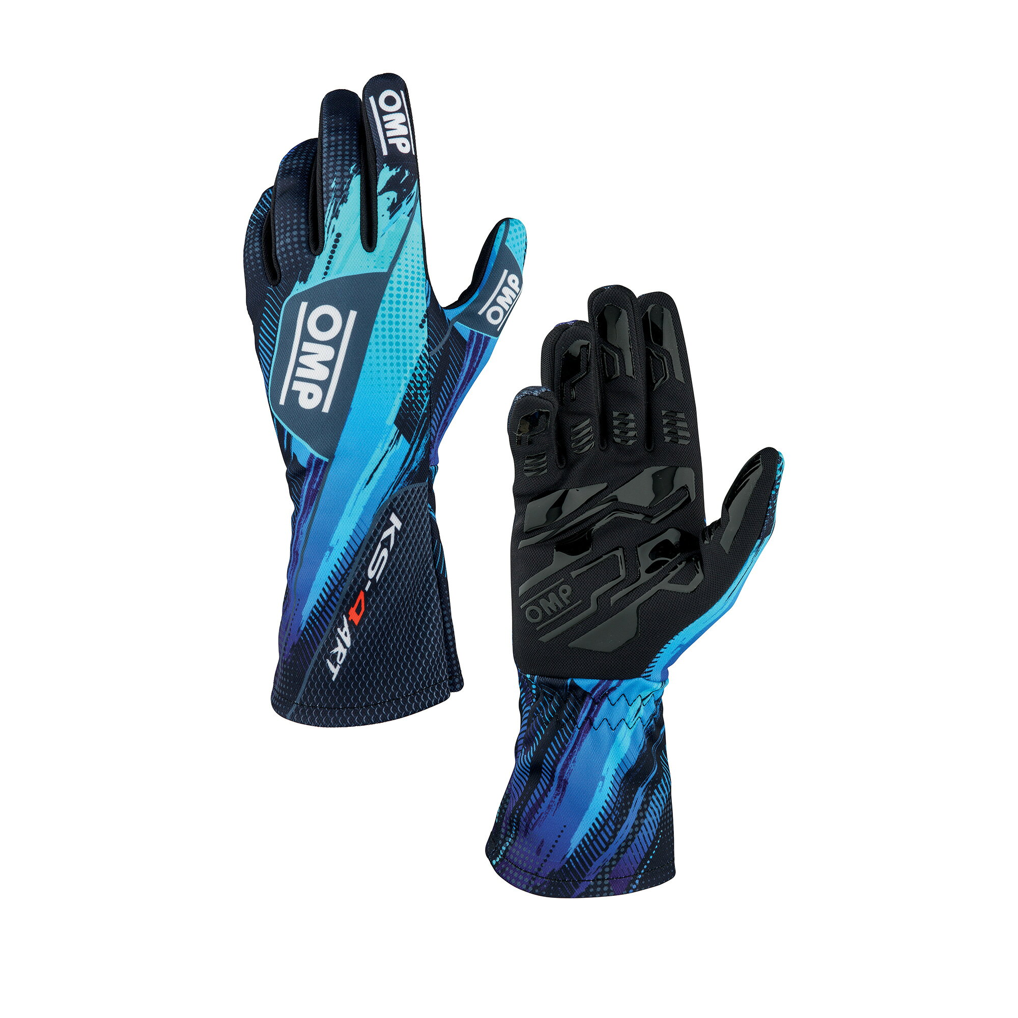 【メーカー名】OMPART GLOVES/アートグローブ【適合車種】【年式/型式】【商品名】グローブ KS-4 カート用グローブ【セット内容】-【塗装/未塗装】-【カラー】Black - Cyan【素材】-【特記事項】グリップ力、コントロー...