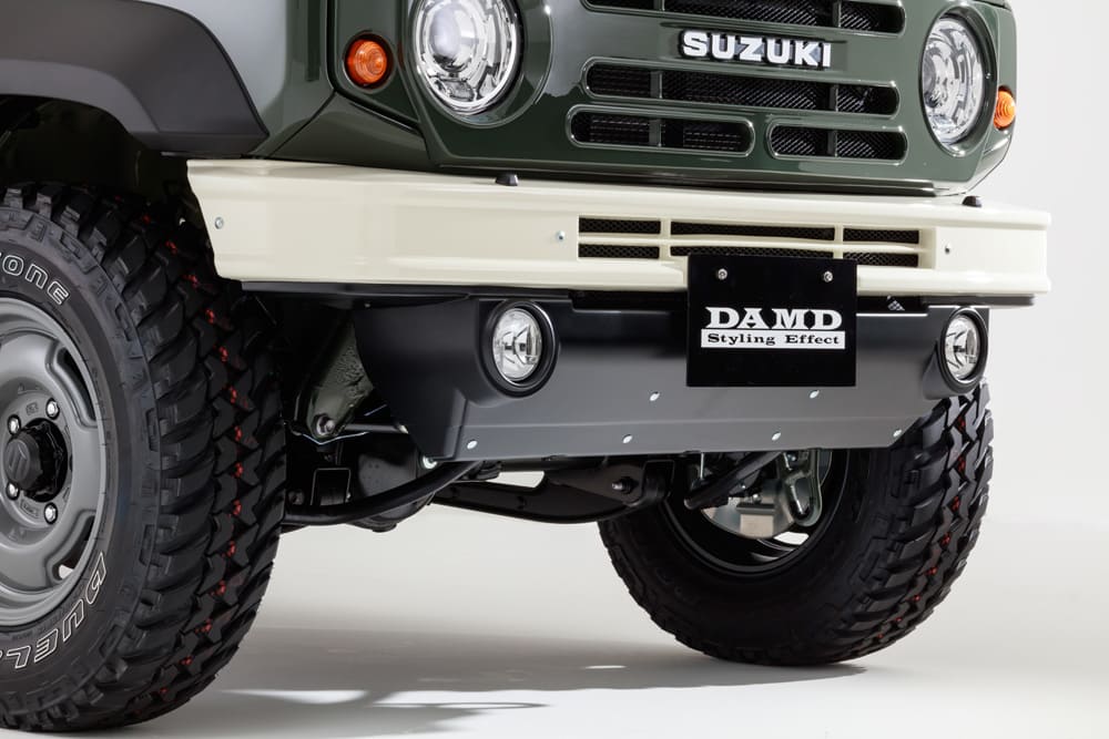 【メーカー名】DAMD/ダムドthe ROOTS【適合車種】スズキ　ジムニー シエラ【年式/型式】2018.7〜MC、フルモデルチェンジまで　※適合についてはお問い合わせください。/JB74/【商品名】フロントバンパー【セット内容】-【塗装...