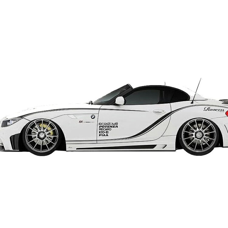 【メーカー名】ROWEN/ロウェンPREMIUM/プレミアム【適合車種】BMW　Z4【年式/型式】2009.05〜2013.04/ABA-LM25 30 35/【商品名】サイドステップ【セット内容】-【塗装/未塗装】未塗装【カラー】-【素材...