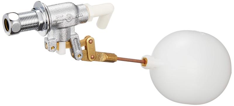 SANEI(旧社名:三栄水栓製作所)トイレ部品 ロータンクボールタップ 手洗いなしタンク用 PJ1/2 V45-13原産国:日本使用圧力:0.1~0.75MPaJISマーク付