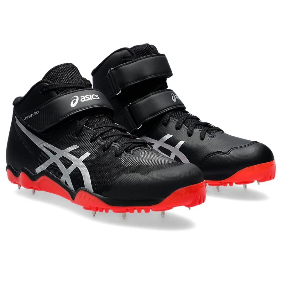 アシックス ジャベリンプロ 4 JAVELIN PRO 4 ユニセックス 男女兼用 陸上スパイク 1093A228-001 BLACK/PURE SILVER 右投げ用 左右異設計 スタンダードフィット やり投げ専用モデル 槍投げ 陸上競技...