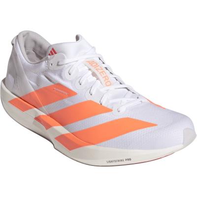 アディダス アディゼロ ジャパン 9 / ADIZERO JAPAN 9 メンズ ランニングシューズ JQ0777 Cloud White / Lucid Orange / Lucid Red レギュラーフィット 軽量 薄底 レーシングシュ...