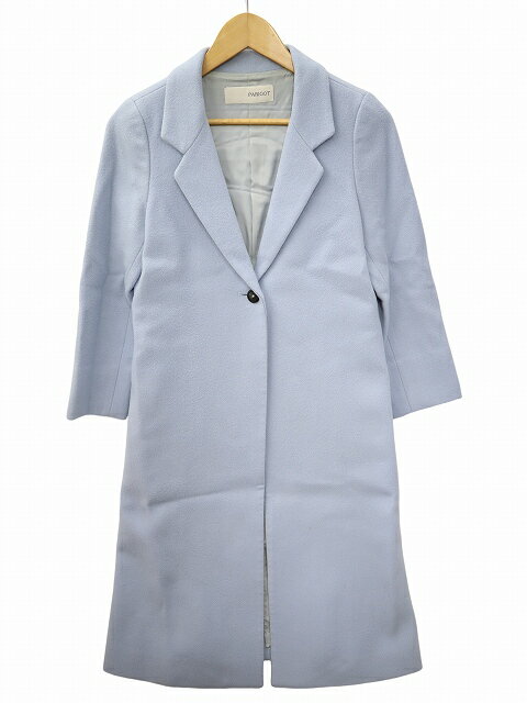 【中古】パリゴ PARIGOT ウール チェスターコート 36(S) LIGHTBLUE(ライトブルー) 秋冬 レディース 【ベクトル 古着】 260310ブランドパリゴ PARIGOT表記サイズレディース:36(S)実寸サイズ肩幅：36....