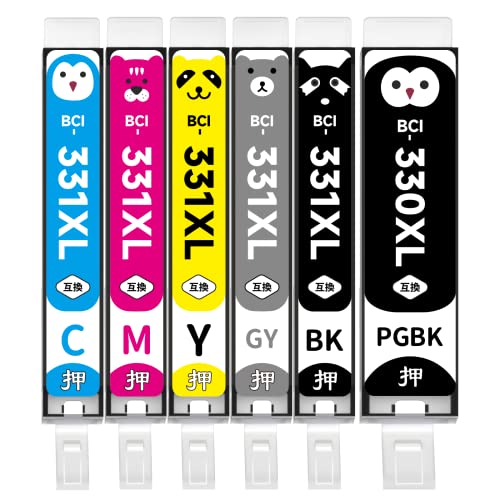 WYFYINK BCI-331+BCI-330 大容量 キヤノン用 330XL 331XL 6MP 互換 インク Canon対応 TS8830 TS8530 TS8630 TS8730 TS8930 TS7630 インクカートリッジ 6色 ...