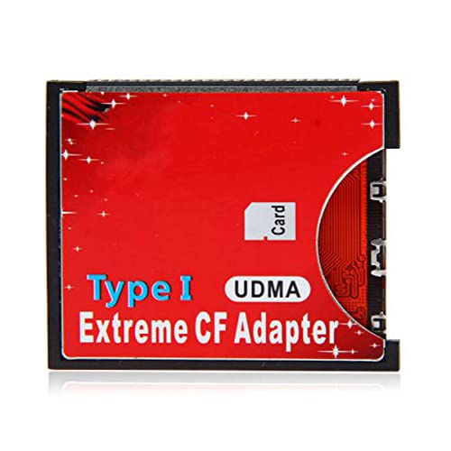 Cablecc SD SDHC SDXCから高速エクストリームコンパクトフラッシュ対応CFタイプIアダプター（16/32/64/128GB対応）・3.3mm厚のCFカード・16/32/64/128GB 標準 SD カードをサポートします。・...