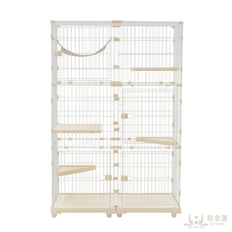 カテゴリ 紫金蓮楽天市場へようこそ！ご愛顧いただきありがとうございます 商品特徴 2025年10月から新しい仕様！広々オープンでお掃除もスムーズ2つの扉！【三段猫ケージ】幅広デザイン・自由組み合わせ・清潔トレー付き広々としたスペースで窮屈し...