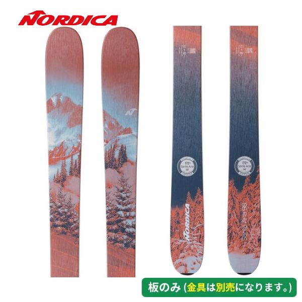 　　■商品情報■国内外で高い評価を受ける「SANTA ANA 98」は、圧雪バーンでの優れたカービング性能と新雪・悪雪での高い走破性を50:50で両立した女性向けオールマウンテンスキーの決定版。中上級者向け「ワン・スキー・クィーバー（これ1...