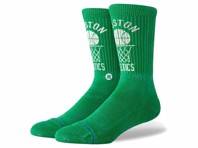 アメリカ合衆国・マサチューセッツ州ボストン市に本拠を置くボストン・セルティックスのヴィンテージ風加工を施したチームソックス。伸縮性のあるリブがふくらはぎを包み込み、きつ過ぎずゆるくない極上のフィット感を生み出します。トラブルの多いつま先やか...
