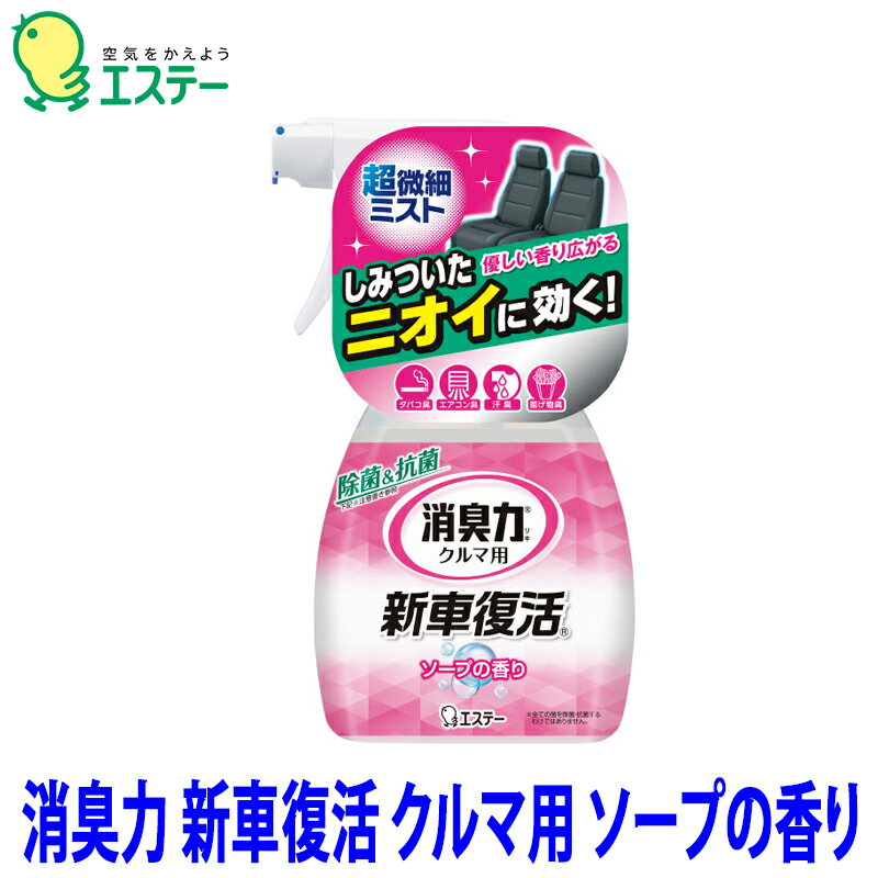 【特長】 しみついたニオイに効く！ ●超微細ミストで、シートにしみついたニオイだけでなく、空間のニオイもすっきりと消臭します。 ●天然系抗菌消臭剤配合で、イヤなニオイを消臭し、気になる所の除菌もします。 ●ドアポケットにすっきり入ります。 ...