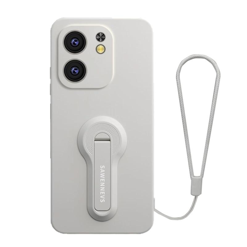 For OPPO A5x ケース シリコン スタンド付き SpinoArmor 耐衝撃 保護カバー ソフトTPU 全面保護 落下防止 擦り傷防止 指紋防止 スリム 軽量 柔軟素材 装着簡単 シンプルデザイン OPPO A5x対応（ホワイ【対...