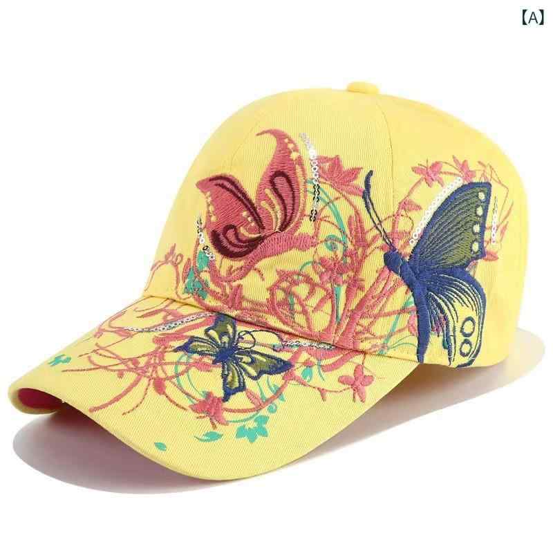 新作 韓国 版 スパンコール 蝶 刺繍 野球 帽 レディース 春 夏 アウトドア 旅行 日焼け 止め ハンチングブランド: その他製品カテゴリー: ベースボールキャップ適した季節: 四季出身地: ジン・ファ帽子のスタイル: ドームつばスタイ...