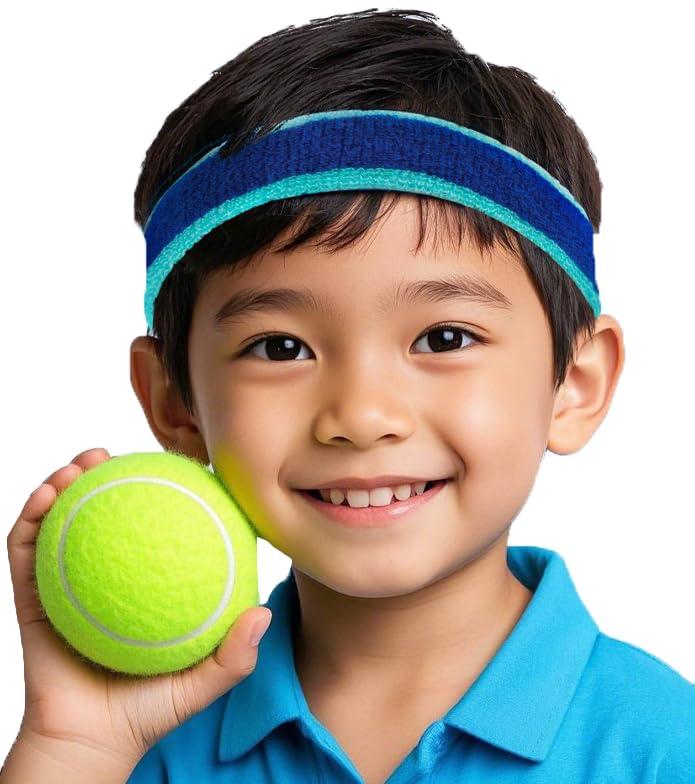 子供 ヘッドバンド スポーツ ヘアバンド キッズ 汗止め タオル生地 吸汗速乾 通気性 伸縮性 柔らかい ランニング サイクリング テニス ダンス ヨガ ジョギング フィットネス ジム 洗顔用 男【規格】素材：タオル生地 サイズ：フリーサイ...