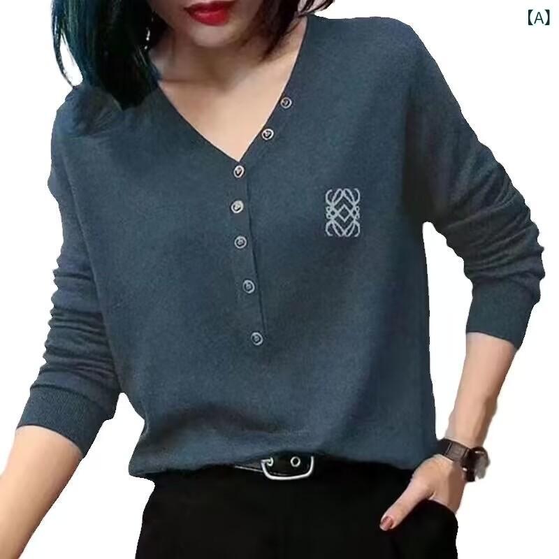 シャツの 女性 v ネック t シャツ 秋冬の お母さんは ゆったりと した 大きい サイズを 着て 長袖と ベルベットの 保温 上着の 女性 8903生地名: デコルテメイン生地成分: ポリエステル (ポリエステル繊維)袖の長さ: 長袖貨...