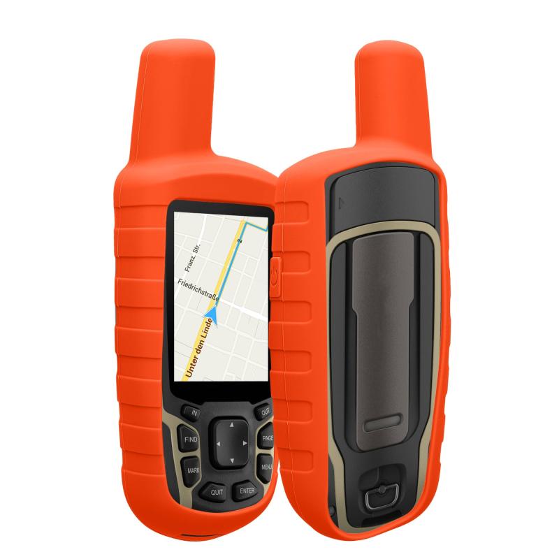 kwmobile Garmin GPSMAP 65 / 62 / 62S / 62SC対応 ケース - GPS ナビ シリコン 保護ケース 黒色ぴったり: Garmin GPSMAP 65 / 62 / 62S / 62SC対応強くて&am...
