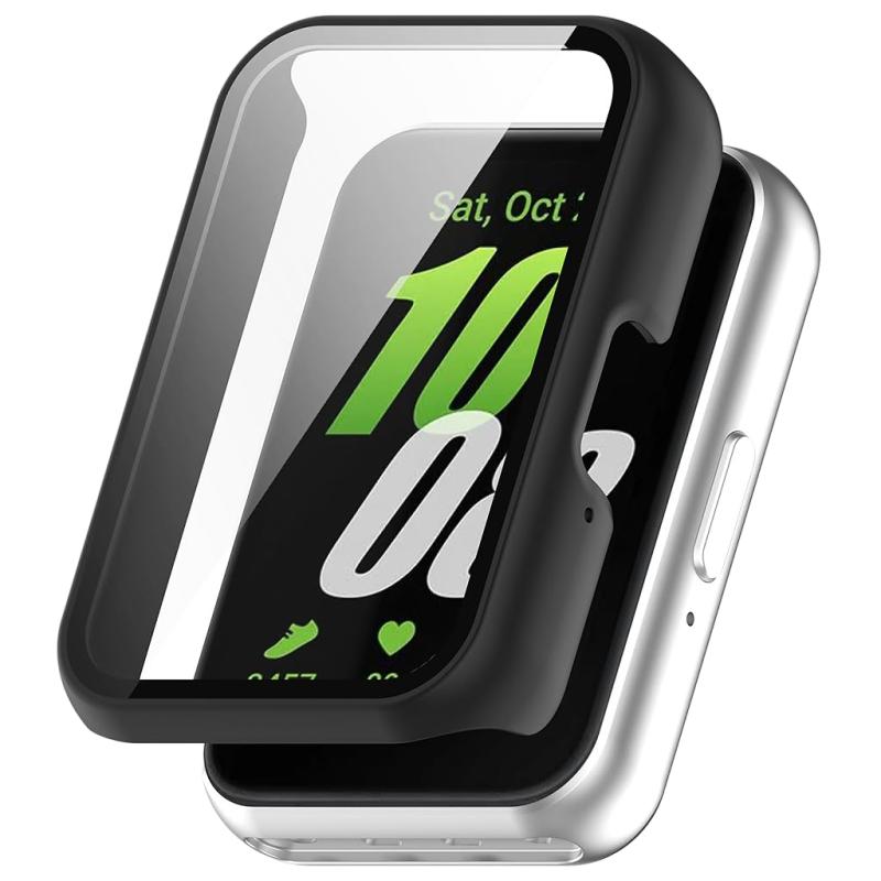 FINON for Galaxy Fit3 用 ケース ガラスフィルム一体型 軽量 簡易脱着 シンプル