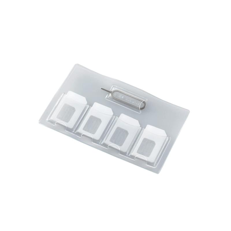 エレコム SIMカードケース SIMカード/miniSIMカード/nanoSIMカード収納可 収納枚数：最大4枚 リリースピン付き クリア CMC-SIMC01CRSIMカード/miniSIMカード/nanoSIMカードを合計4枚収納できる...