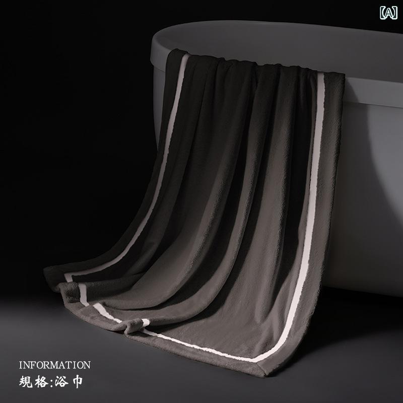 7 a 抗菌 バス タオル 高級軽 豪華 家庭 用 サンゴの 毛を 厚く して 風呂に 入ります。ブランド: セン・ドン商品番号: Y9158材料: コーラルフリース処理のカスタマイズ: はい色: 濃い灰色,オフホワイト,グレー,コーヒー色...