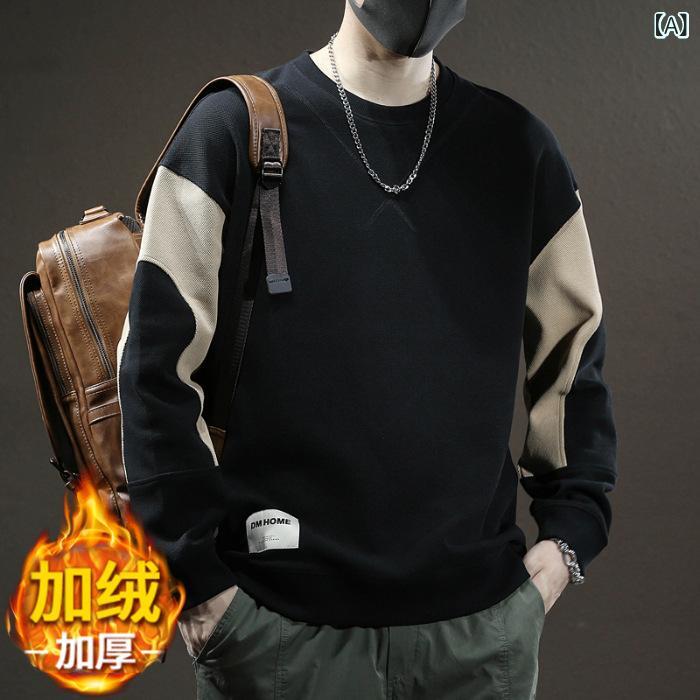 アメリカの ファッション ブランドの重 ポンドと ベルベットは 550 グラムの ファッション トレンドの 個性を 厚く して、 ゆったり した 秋冬の カジュアルな ガーディアン 男を つなぎ 合わせたソースカテゴリ: 現物ブランド: そ...