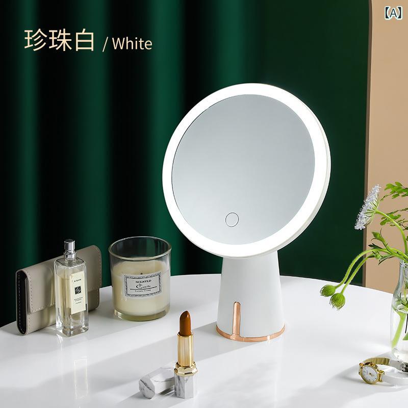 軽 豪華 化粧 鏡 デスク トップ led ランプ 家庭 用 小型 学生 寮 デスク トップ 発光 ランプ 付き 化粧 化粧 化粧 鏡製品カテゴリ: デスクトップ片面鏡ブランド: なし輸入ですか: いいえ産地: 浙江省フレーム材料: Abs...
