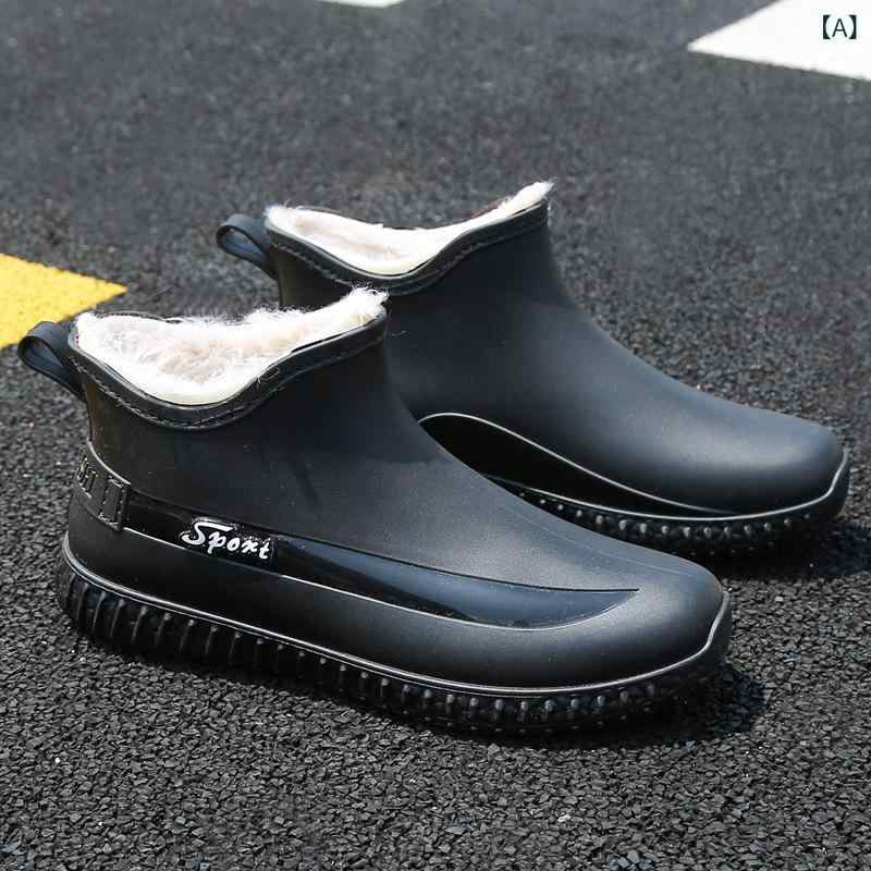 雨 靴の ショート ブーツの 男性 用の 滑り 止め 耐 摩耗 性の 海 釣り 靴 2024 新型 男性 用の ゴム 靴 防水 雨 靴対象年齢層: ユース(18～40歳)供給カテゴリー: スポットブランド: その他商品番号: XD/599 ...