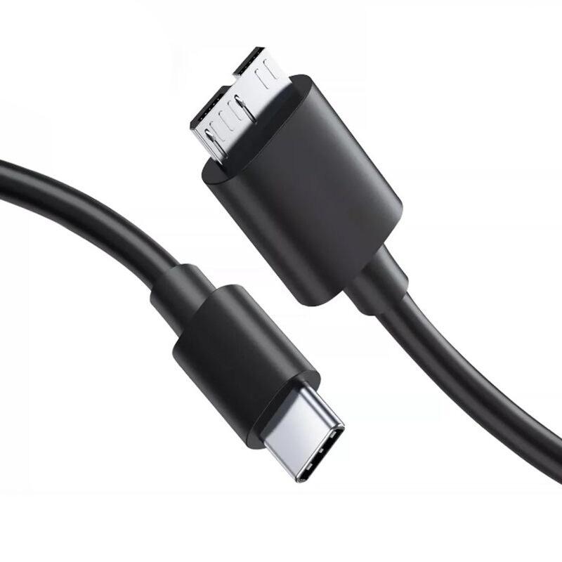 LUYING USB C to Micro B 3.0 変換ケーブル 0.5m USB C 外付けhddケーブル 3A急速充電と5Gbpsデータ転送 MacBook (Pro)/Galaxy S5 Note 3/HDD外付けハードドライブ等...