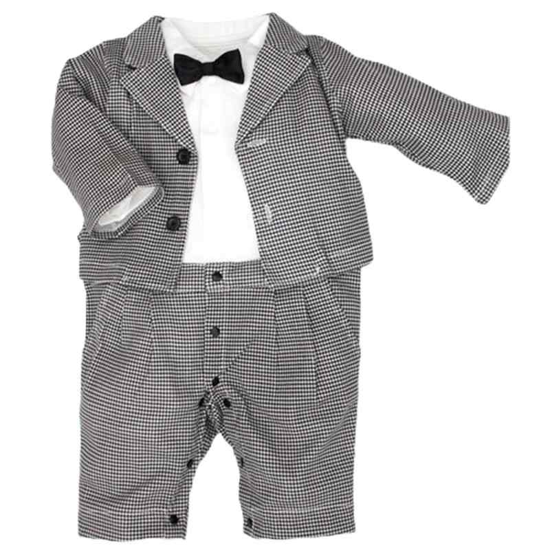 【フォーマルスーツ】ジャケット＆カバーオール ベビー キッズ 子供服 ベビー フォーマル【素材】スムース　綿100％【洗濯】洗濯機でお洗濯できます【企画デザイン】日本　【生産】中国【ご注意】掲載写真の商品を採寸していますが、お手元に届きます...