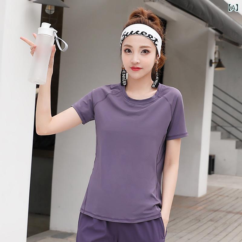 ヨガ 服 女性の 夏の ゆるい 弾力 性 通気 性 フィットネス 運動 t シャツの 上着が 太って いる mm 200 斤の ランニングソースカテゴリ: 現物製品カテゴリ: Tシャツ機能: 超弾性適用性別: 女性在庫ですか: はい在庫タイ...