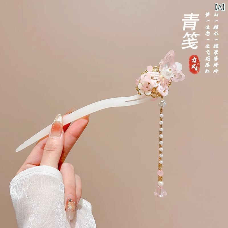 超 仙 古風 漢 服 ヘア ピンの 女の子の 花が 可愛いです。材料: アクリルスタイル: GUFENG商品番号: YY4761-5ブランド: YUYIモデリング: ジオメトリ贈り物の機会に最適: 旅行のお土産,フェスティバル,広告プロモー...