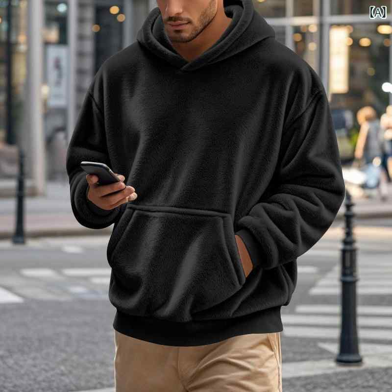 クロスボーダーメンズアマゾンアメリカンスタイル 大きい サイズ フード 付き メンズスウェットシャツ 秋冬 両面 ベルベットプルオーバールーズカジュアルジャケット供給カテゴリー: スポットブランド: その他商品番号: YFY-SYG-1発売...