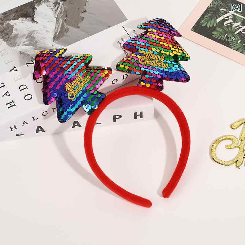 クリスマス 装飾 カチューシャ クリスマス パーティー 道具 カチューシャ 子供 プレゼント スパンコール 五 芒 星 カチューシャ貨物番号: HY061材質: 布カラー: カラークリスマスツリー-ヘアバンド,カラー五芒星-カチューシャ,赤...